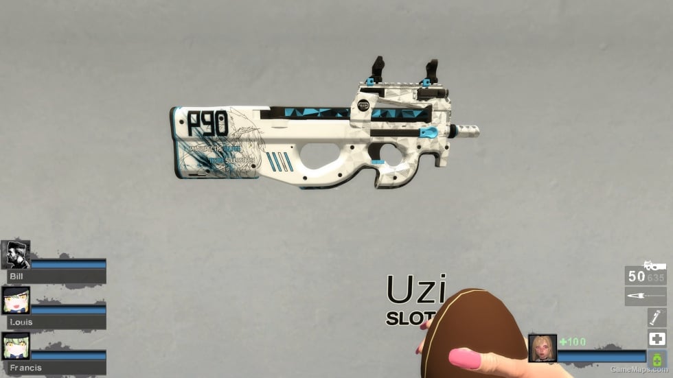 P90 with MW animation KmoMM_ Theme [Sound fix Ver] (Mod) for Left 4 ...