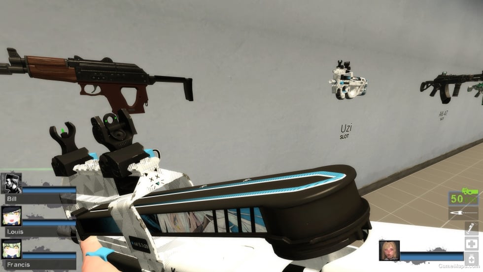 P90 with MW animation KmoMM_ Theme [Sound fix Ver] (Mod) for Left 4 ...