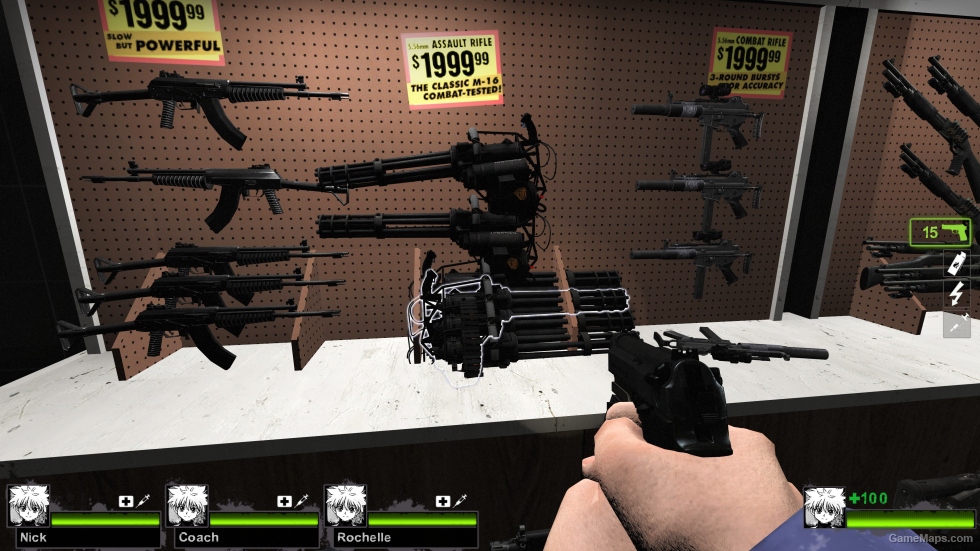 PayDay2 Vulcan Minigun (M16A2) {request} (Mod) for Left 4 Dead 2 ...