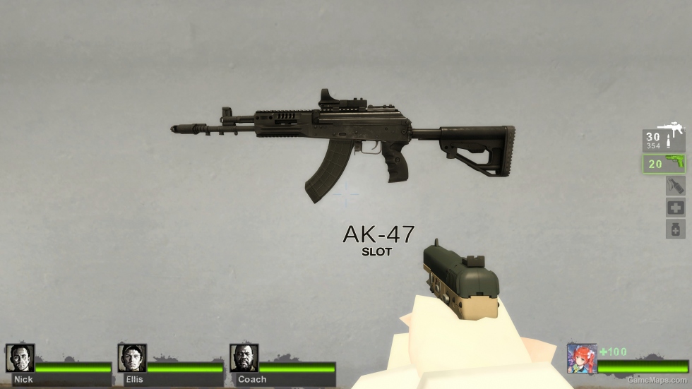 PD2 AK17 7.62 Black Edition (AKM) (Mod) for Left 4 Dead 2 - GameMaps.com