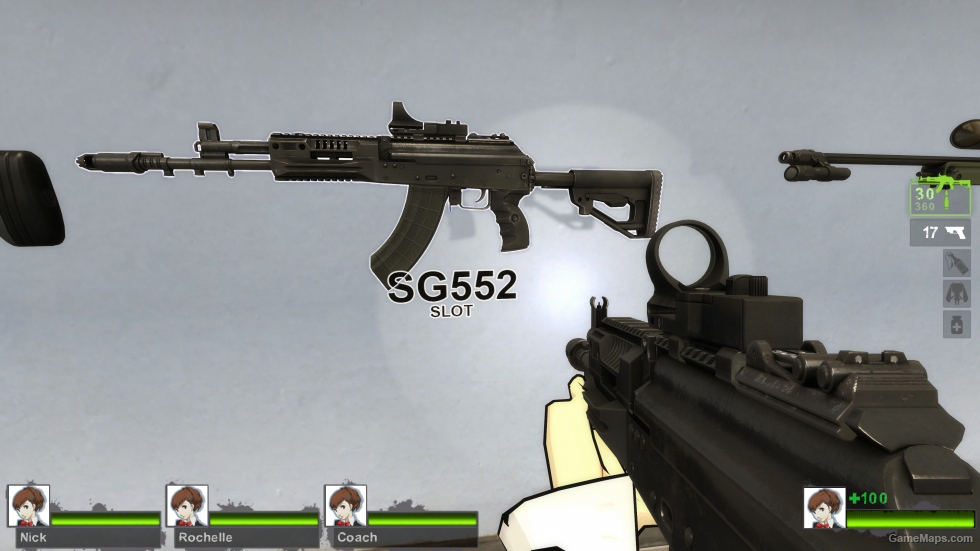 PD2 AK17 7.62 Black Edition sg552 (request) (Mod) for Left 4 Dead 2 ...