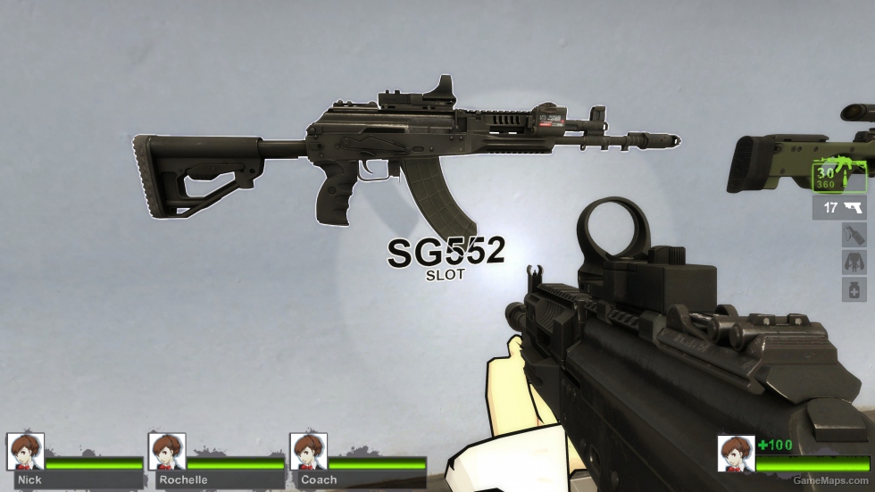 PD2 AK17 7.62 Black Edition sg552 (request) (Mod) for Left 4 Dead 2 ...