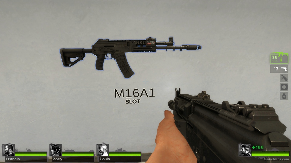 PD2 AK17 Black Edition (M16A2) (Mod) for Left 4 Dead 2 - GameMaps.com