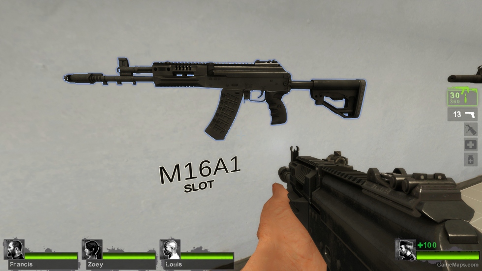 PD2 AK17 Black Edition (M16A2) (Mod) for Left 4 Dead 2 - GameMaps.com