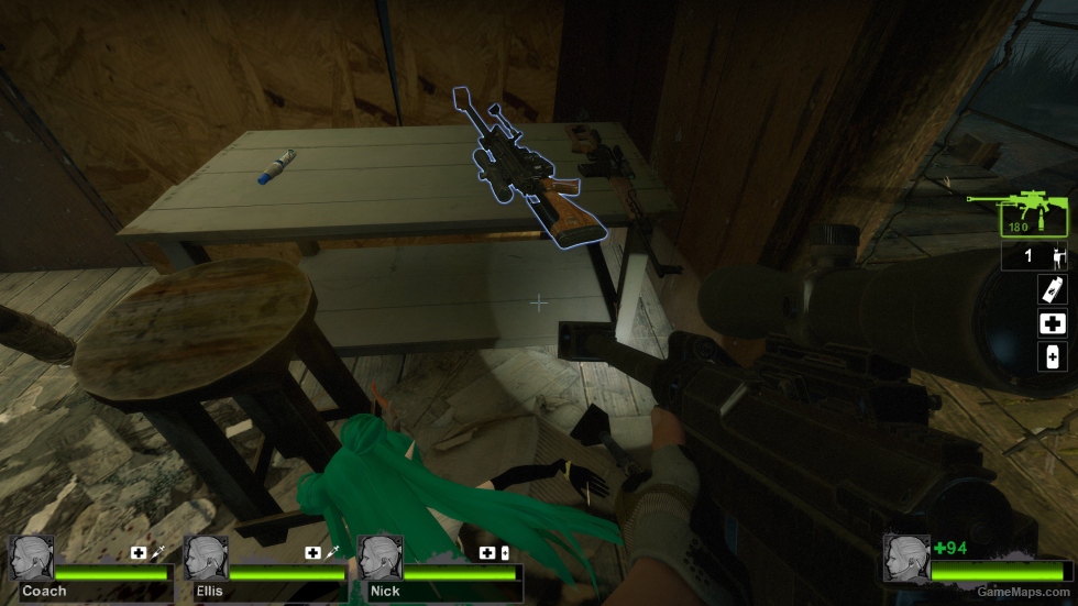 PGM Ultima Ratio Hecate II V2 (military sniper) (Mod) for Left 4 Dead 2 ...