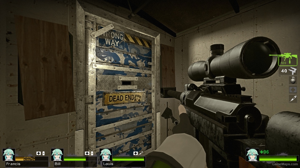 PGM Ultima Ratio Hecate II V2 (military sniper) (Mod) for Left 4 Dead 2 ...