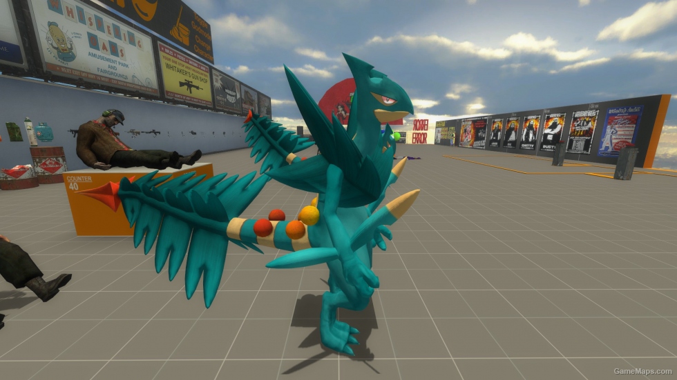 Pokken Tournament Mega Sceptile Shiny Variant (Francis) (Mod) for Left ...