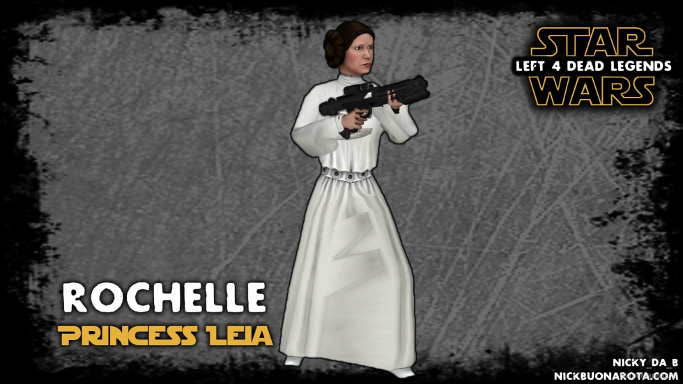 Princess Leia Survivor [Rochelle] (Star Wars) (Mod) for Left 4 Dead 2 ...