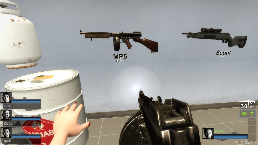 PYgame.D.Cthulhu's Thompson M1928A1 For MP5 [Secondary] (request) (Mod ...