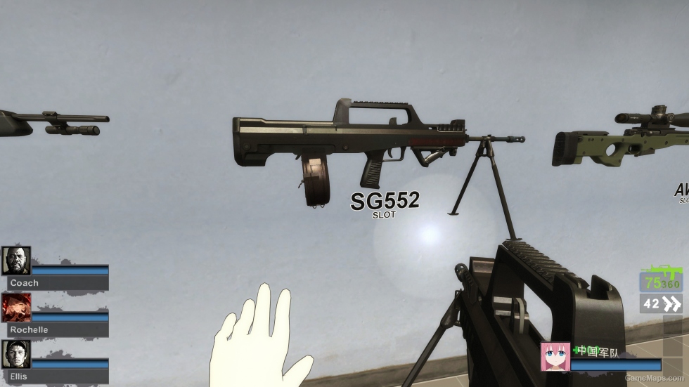 QBB - 95-1 Replace SIG552 (request) (Mod) for Left 4 Dead 2 - GameMaps.com
