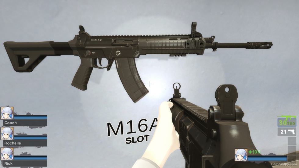 QBZ-191 (for m16) v7 [Sound fix Ver] (Mod) for Left 4 Dead 2 - GameMaps.com