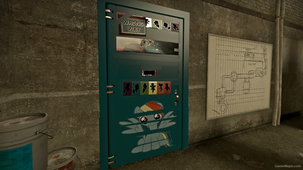 Rainbow Dash Door (Mod) for Left 4 Dead 2 - GameMaps.com