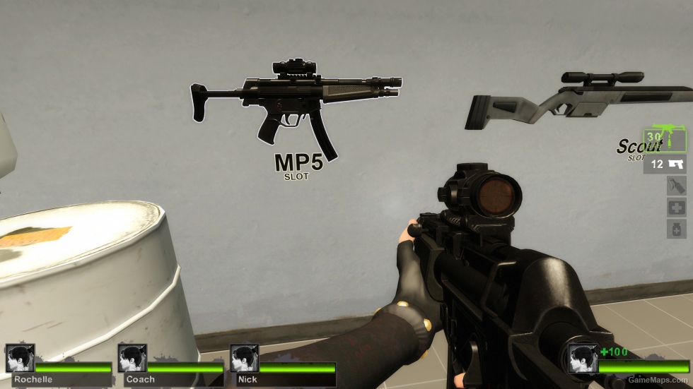 RE2 Remake H&K MP5A3 (MP5N) (request) (Mod) for Left 4 Dead 2 ...