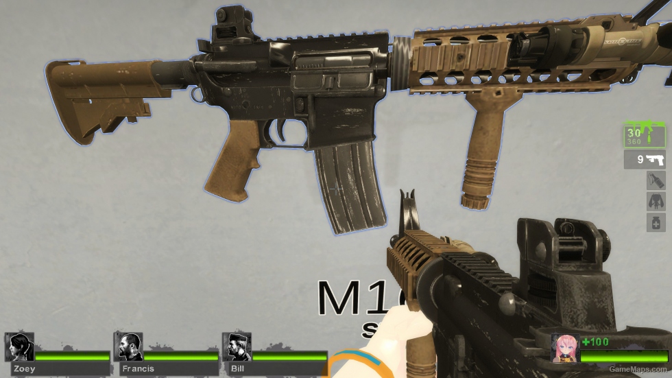 RE3 Remake Colt Model 933 (M16A2) (Mod) for Left 4 Dead 2 - GameMaps.com