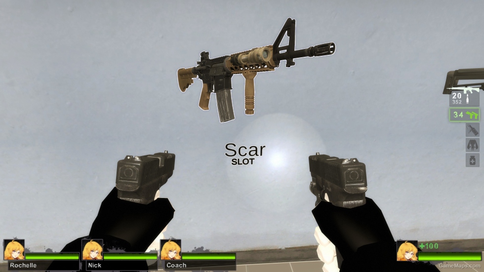 RE3 Remake Colt Model 933 Tan (Desert Rifle) (request) (Mod) for Left 4 ...