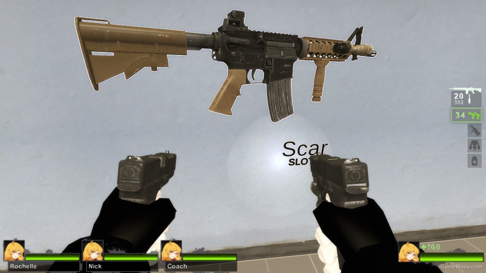 RE3 Remake Colt Model 933 Tan (Desert Rifle) (request) (Mod) for Left 4 ...