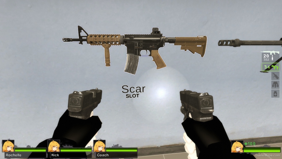 RE3 Remake Colt Model 933 Tan (Desert Rifle) (request) (Mod) for Left 4 ...