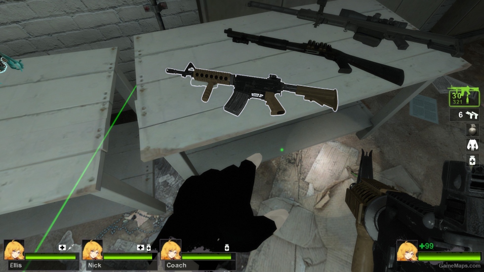 RE3 Remake Colt Model 933 Tan (Desert Rifle) (request) (Mod) for Left 4 ...