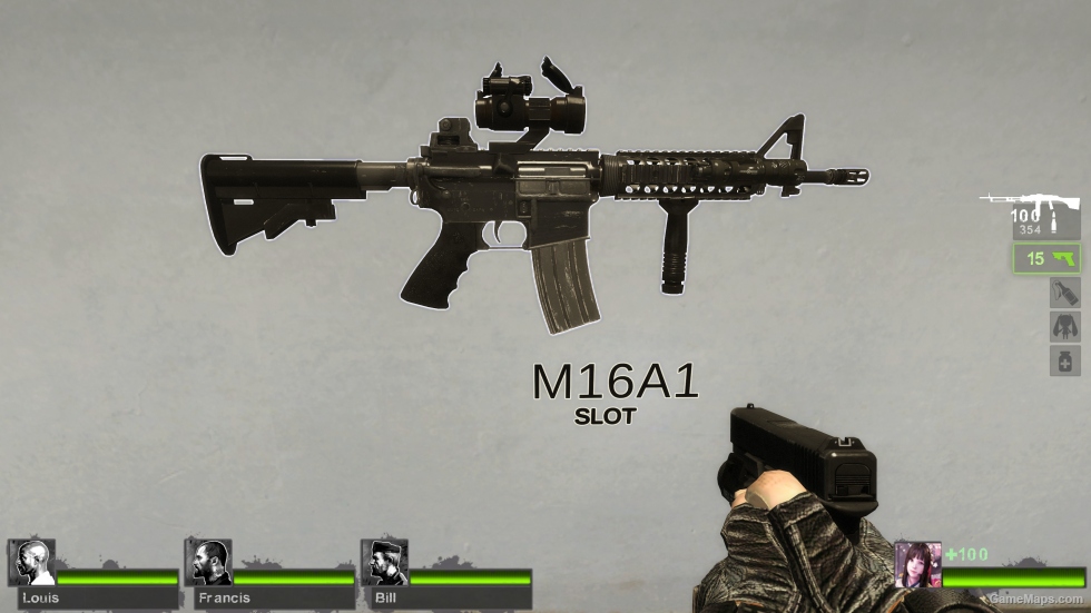 RE3 Remake Colt Model 933 with Aimpoint & Ergo Grip (M16) v2 (request ...