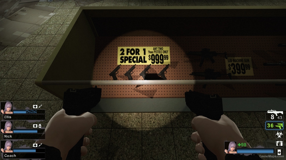 RE3 Remake Glock 18 (9mm Pistols) v4 (request) (Mod) for Left 4 Dead 2 ...