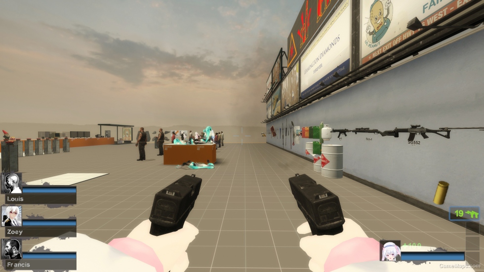 RE3 Remake Glock 19 (9mm Pistols) v3 (Dual pistols) (Mod) for Left 4 ...