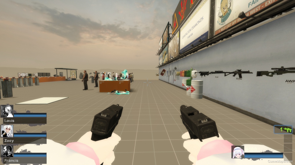 RE3 Remake Glock 19 (9mm Pistols) v3 (Dual pistols) (Mod) for Left 4 ...