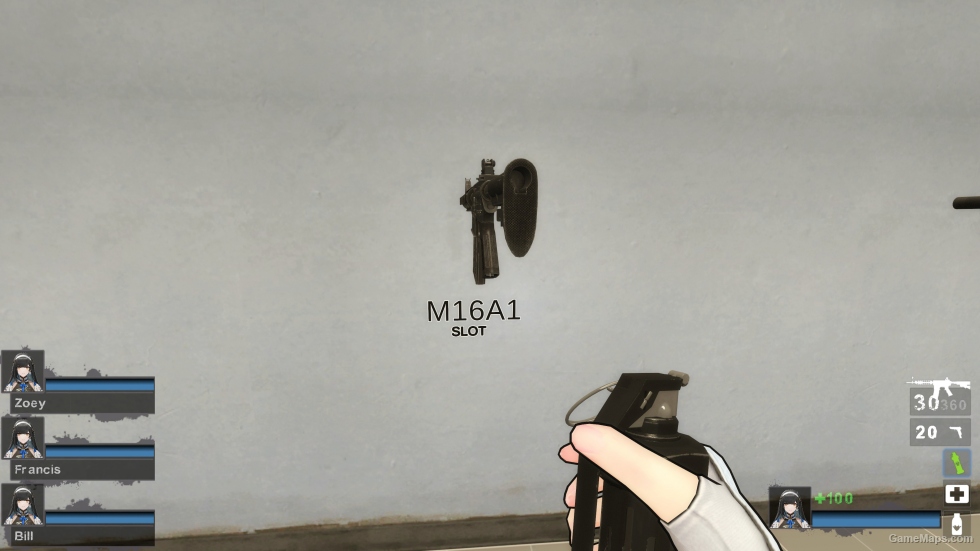 RE4 Remake Colt Model 933 [Alt ver.] (M16) [request] (Mod) for Left 4 ...