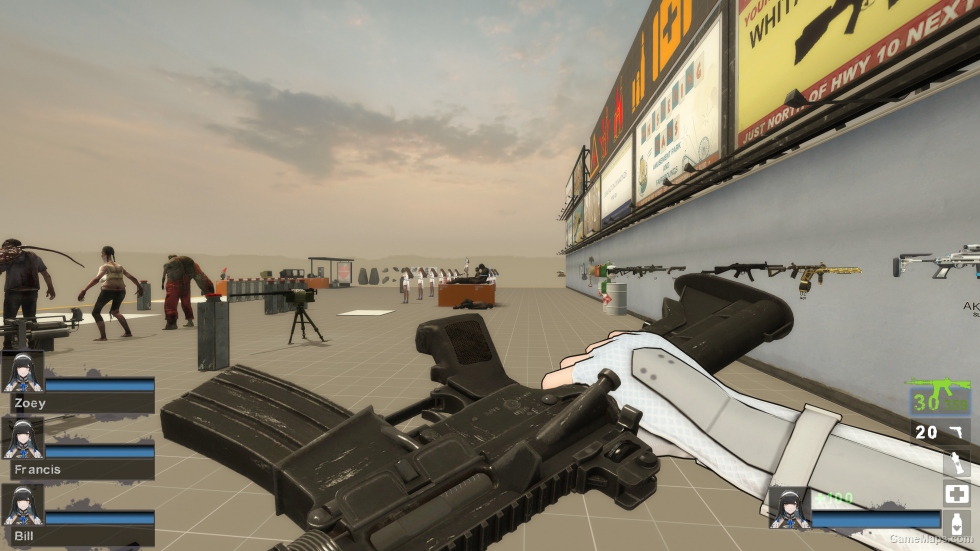 RE4 Remake Colt Model 933 [Alt ver.] (M16) [request] (Mod) for Left 4 ...