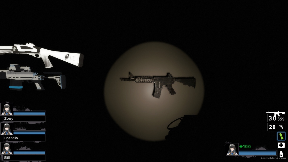 RE4 Remake Colt Model 933 [Alt ver.] (M16) [request] (Mod) for Left 4 ...