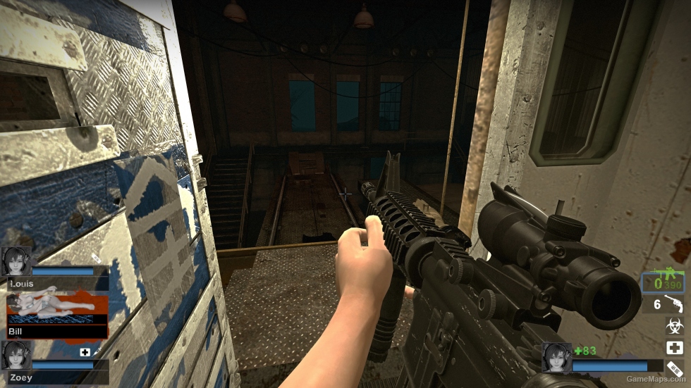 RE4 Remake Colt Model 933 with ACOG (M16A2) [request] (Mod) for Left 4 ...