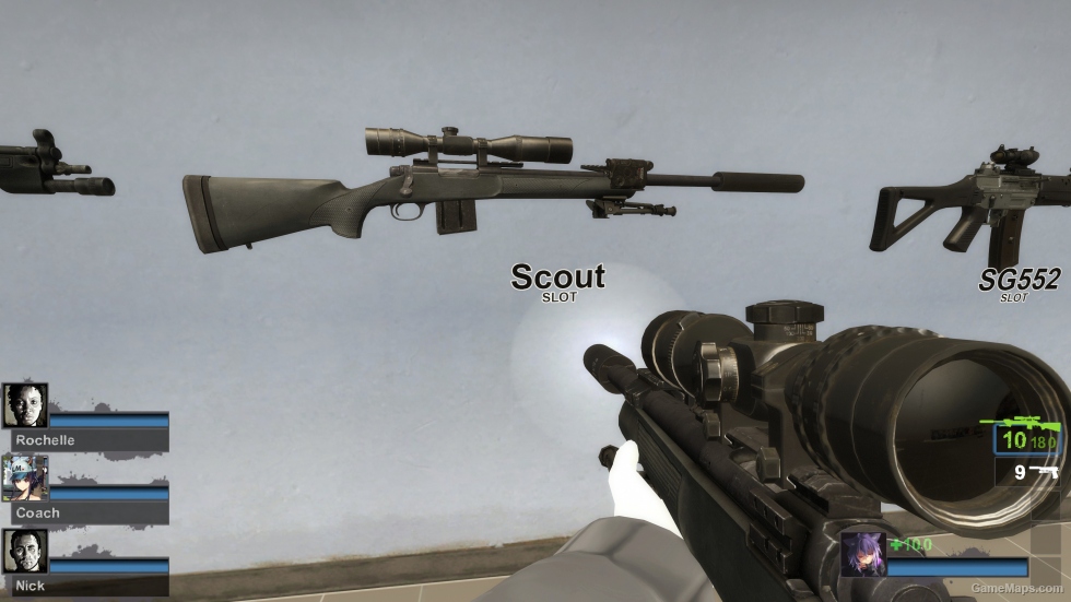 Remington 700 SPS Suppressed (CSS Scout) v5 (request) (Mod) for Left 4 Dead 2 - GameMaps.com
