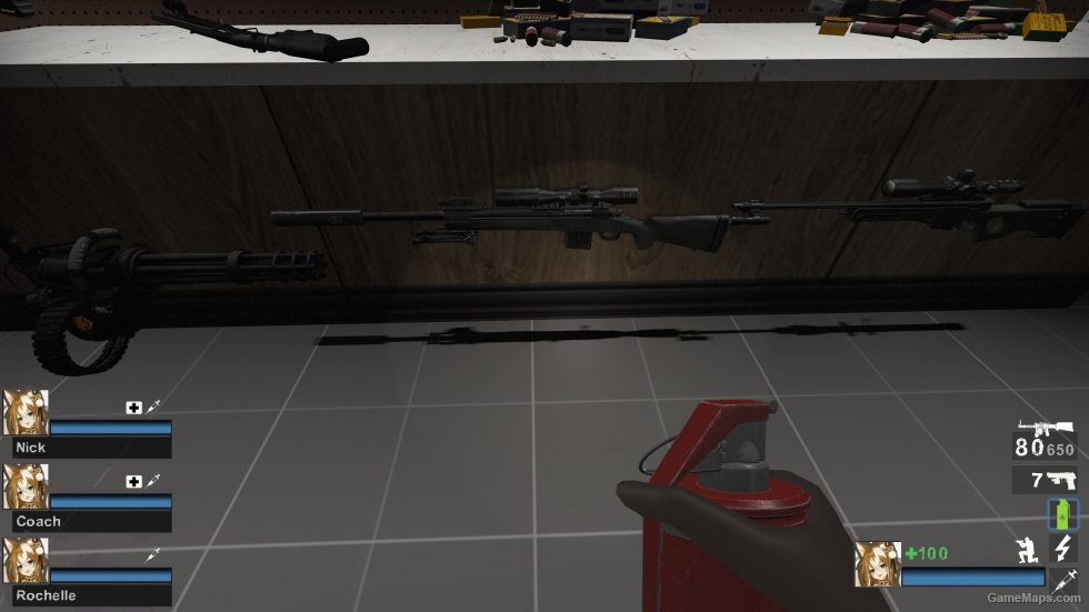 Remington 700 SPS Suppressed (CSS Scout) v5 (request) (Mod) for Left 4 Dead 2 - GameMaps.com