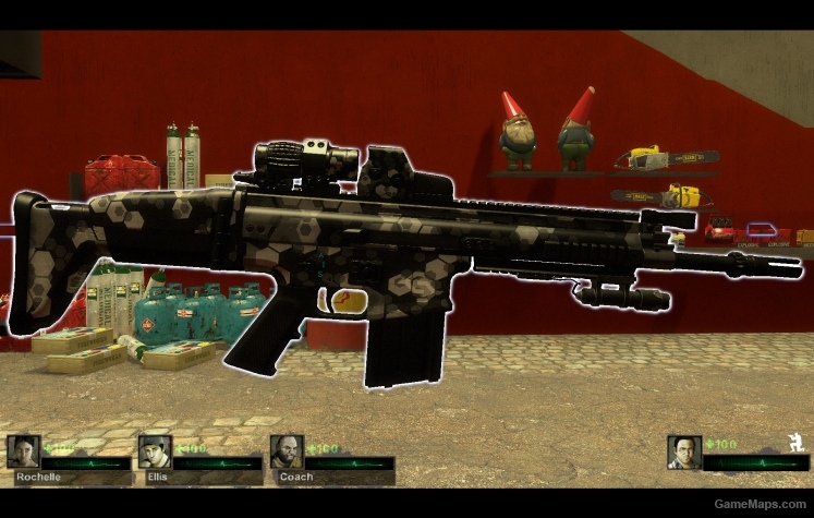 SCAR-H - C.E.L.L Camo (Mod) for Left 4 Dead 2 - GameMaps.com