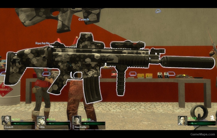 SCAR-L - C.E.L.L Camo (Mod) for Left 4 Dead 2 - GameMaps.com