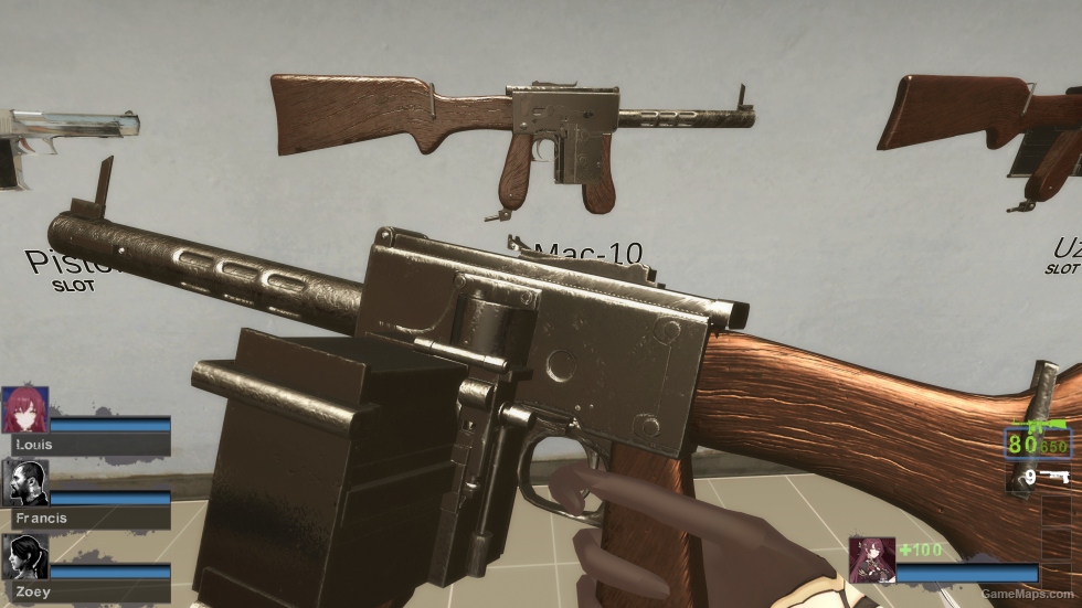 Schwarzlose SMG 08-18 V2 v5 [UZI,MAC-10] (request) (Mod) for Left 4 ...