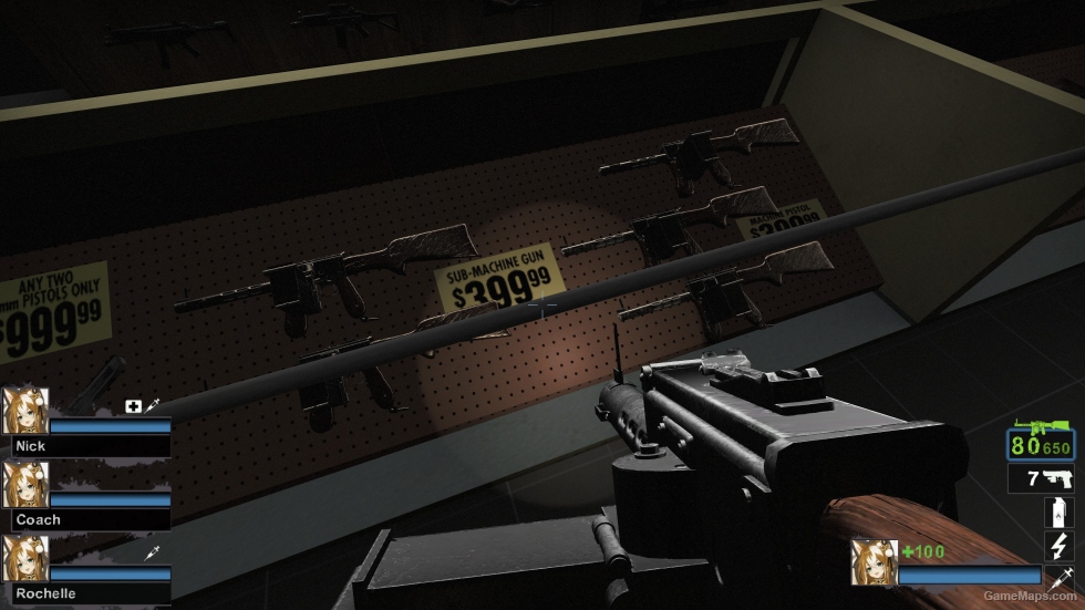 Schwarzlose SMG 08-18 V2 v5 [UZI,MAC-10] (request) (Mod) for Left 4 ...