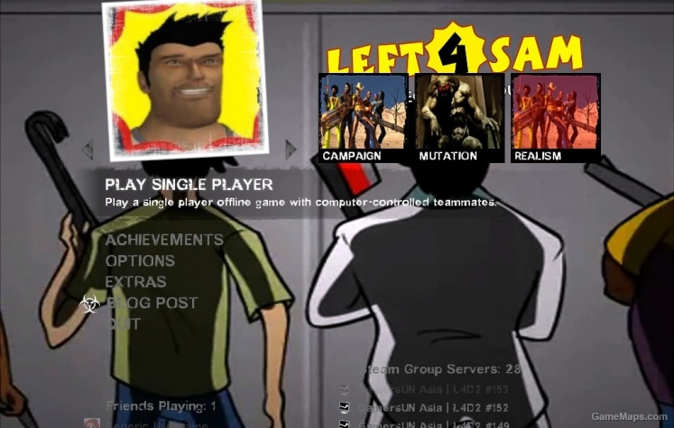 Serious Sam menu (Mod) for Left 4 Dead 2 - GameMaps.com