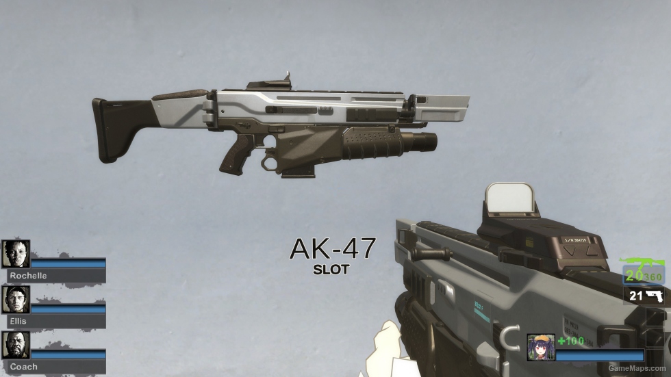 SFAR-MGL Pacifier with MW scar animation v4 (AK47) (Mod) for Left 4 ...