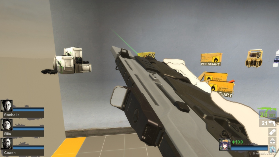 SFAR-MGL Pacifier with MW scar animation v4 (AK47) (Mod) for Left 4 ...