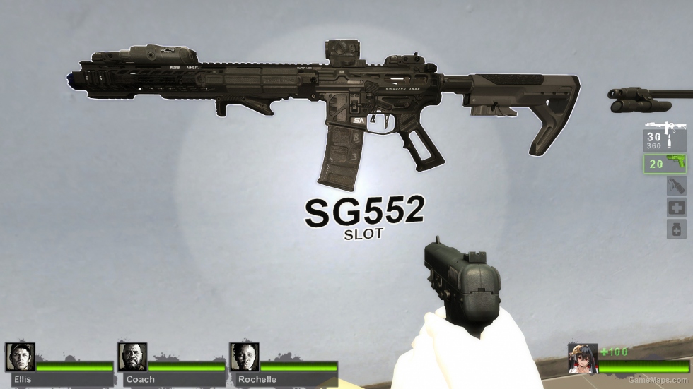 Singuard Arms AR-15 Grimlock Reborn v6 (SG552) (request) (Left 4 Dead 2 ...