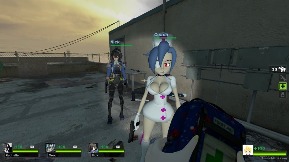 Skullgirls valentine (over coach) (Mod) for Left 4 Dead 2 - GameMaps.com