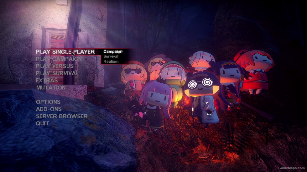 Smol Holomyth background video for Left 4 Dead 2 main menu (Mod) for ...