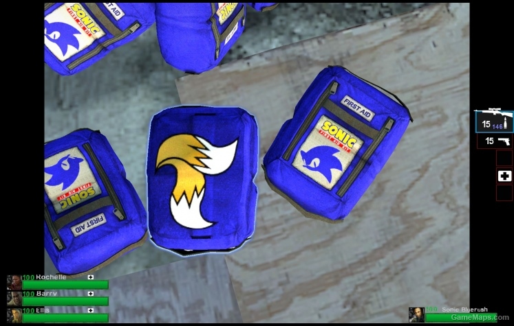 Sonic First aid kit (Mod) for Left 4 Dead 2 - GameMaps.com