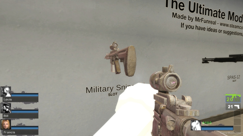 SOTL HK417 MS (Military Sniper Rifle) [request] (Mod) for Left 4 Dead 2 - GameMaps.com