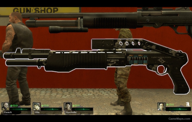 SPAS-12 - C.E.L.L Camo (Left 4 Dead 2) - GameMaps