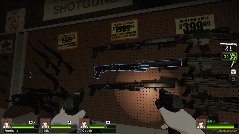 Spas-12 Silenced (Valve model - custom Salvo 12) v5 [SPAS-12] (Mod) for ...