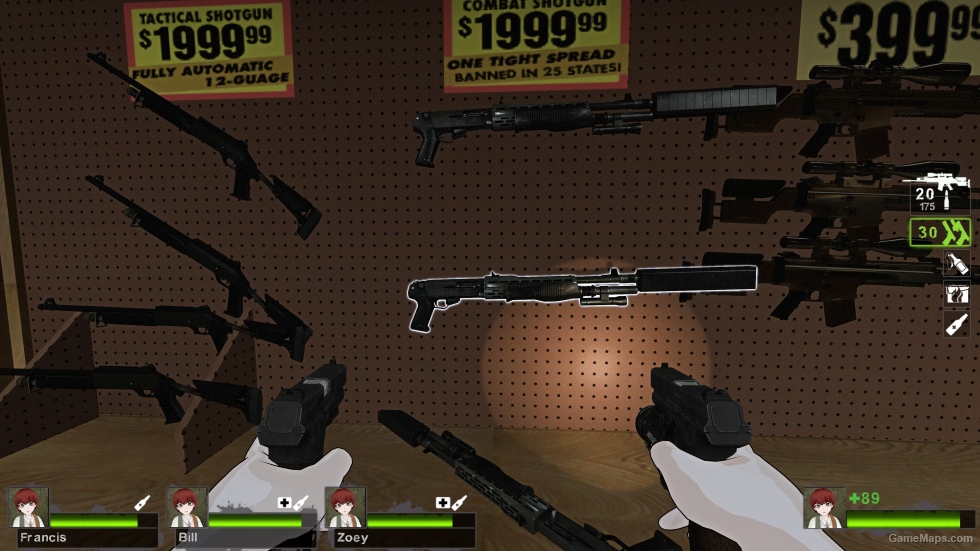 Spas-12 Silenced (Valve model - custom Salvo 12) v5 [SPAS-12] (Mod) for ...