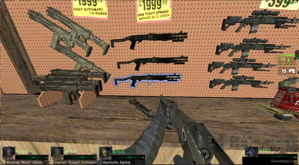 Spas-12 unfolded arby flashlight fix reskin (Mod) for Left 4 Dead 2 ...