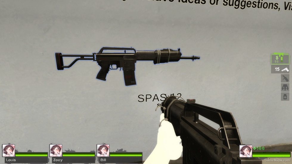 SPAS-15 (SPAS) v2 (Mod) for Left 4 Dead 2 - GameMaps.com