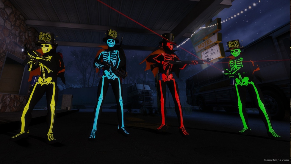 Spooky Crew Skeleton (coach) (Mod) for Left 4 Dead 2 - GameMaps.com